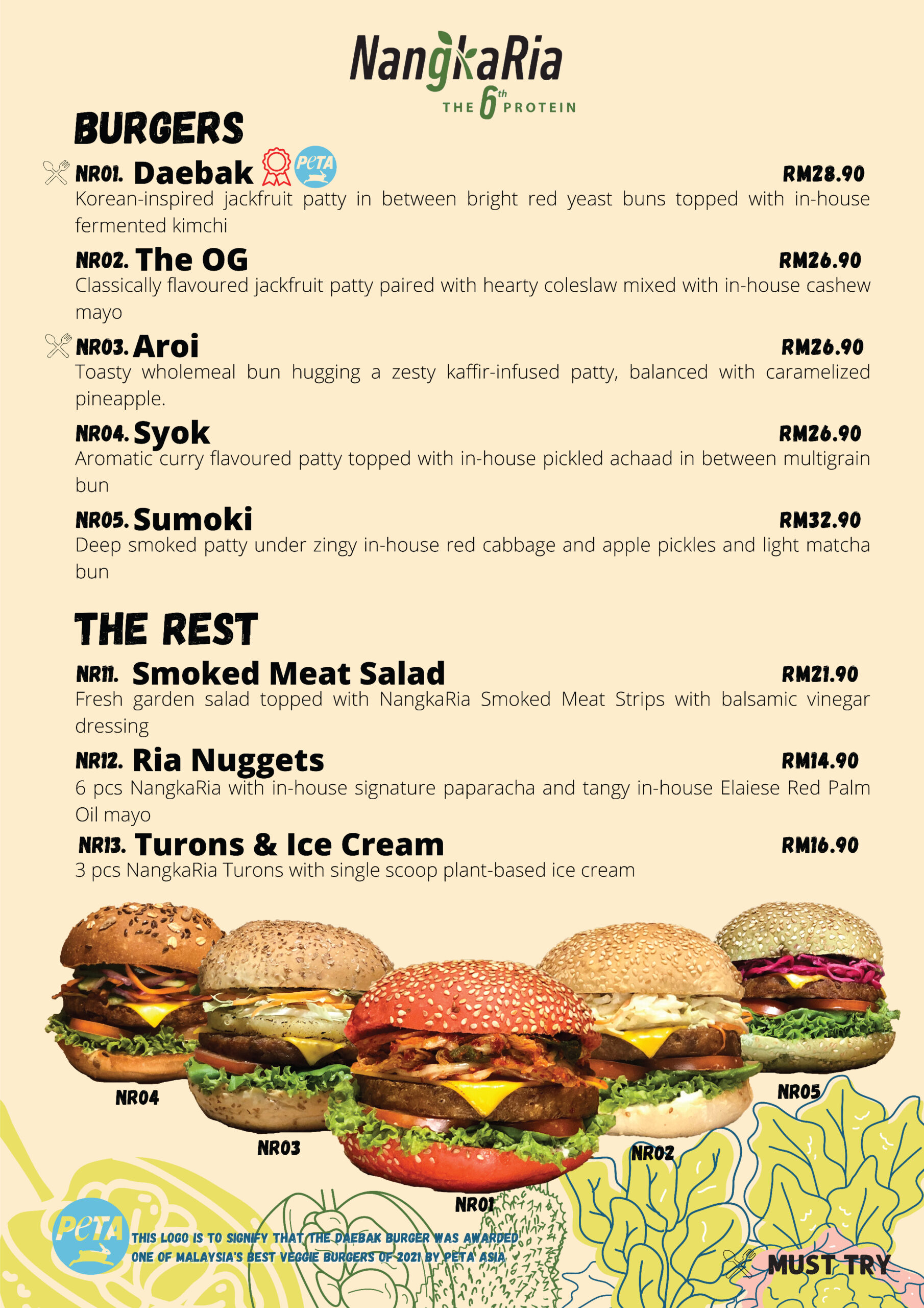 Food We Serve - PC Studio Cafe