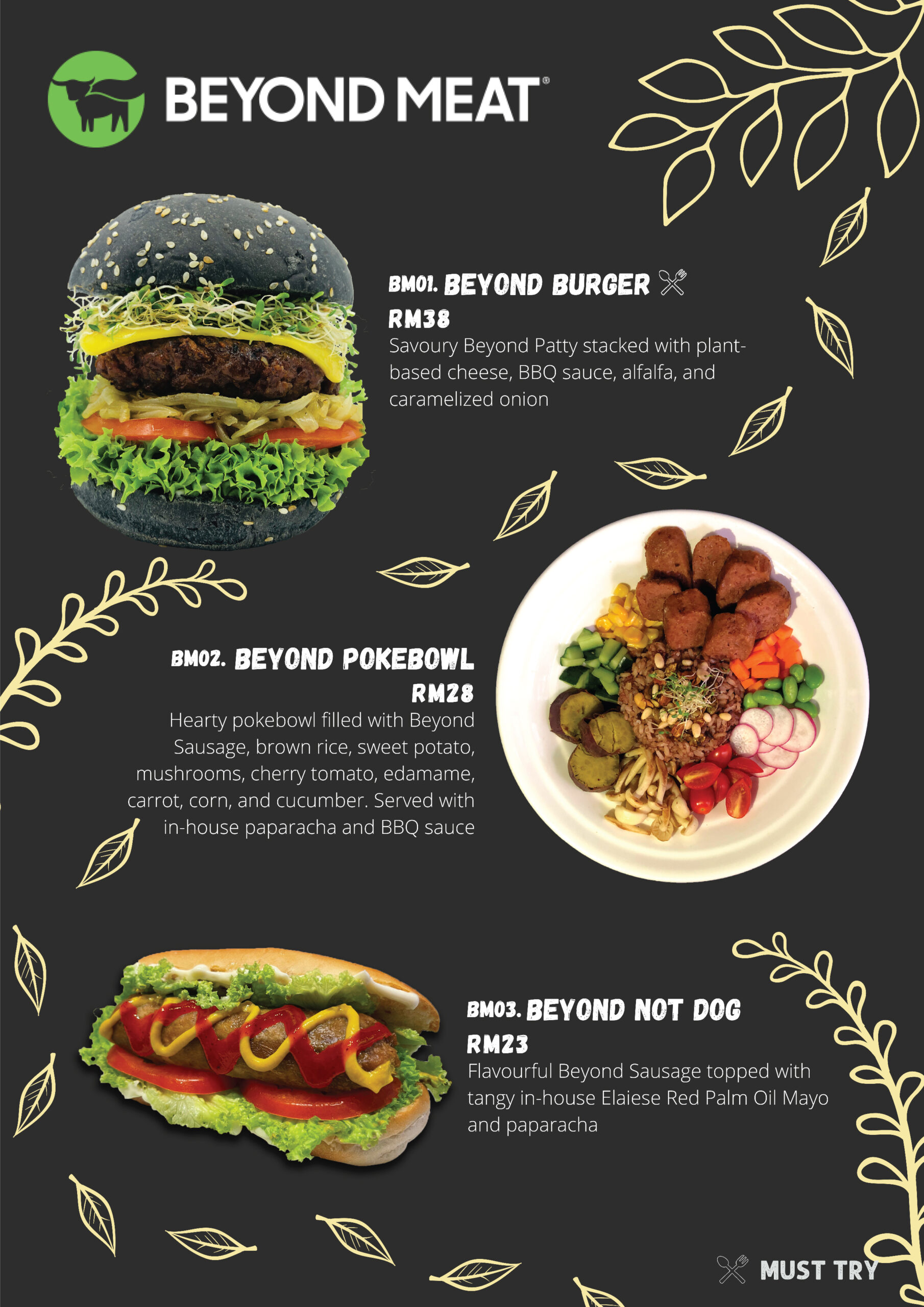 Food We Serve - PC Studio Cafe